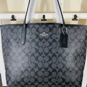 Coach | Bags | Coach Signature Open City Tote | Poshmark